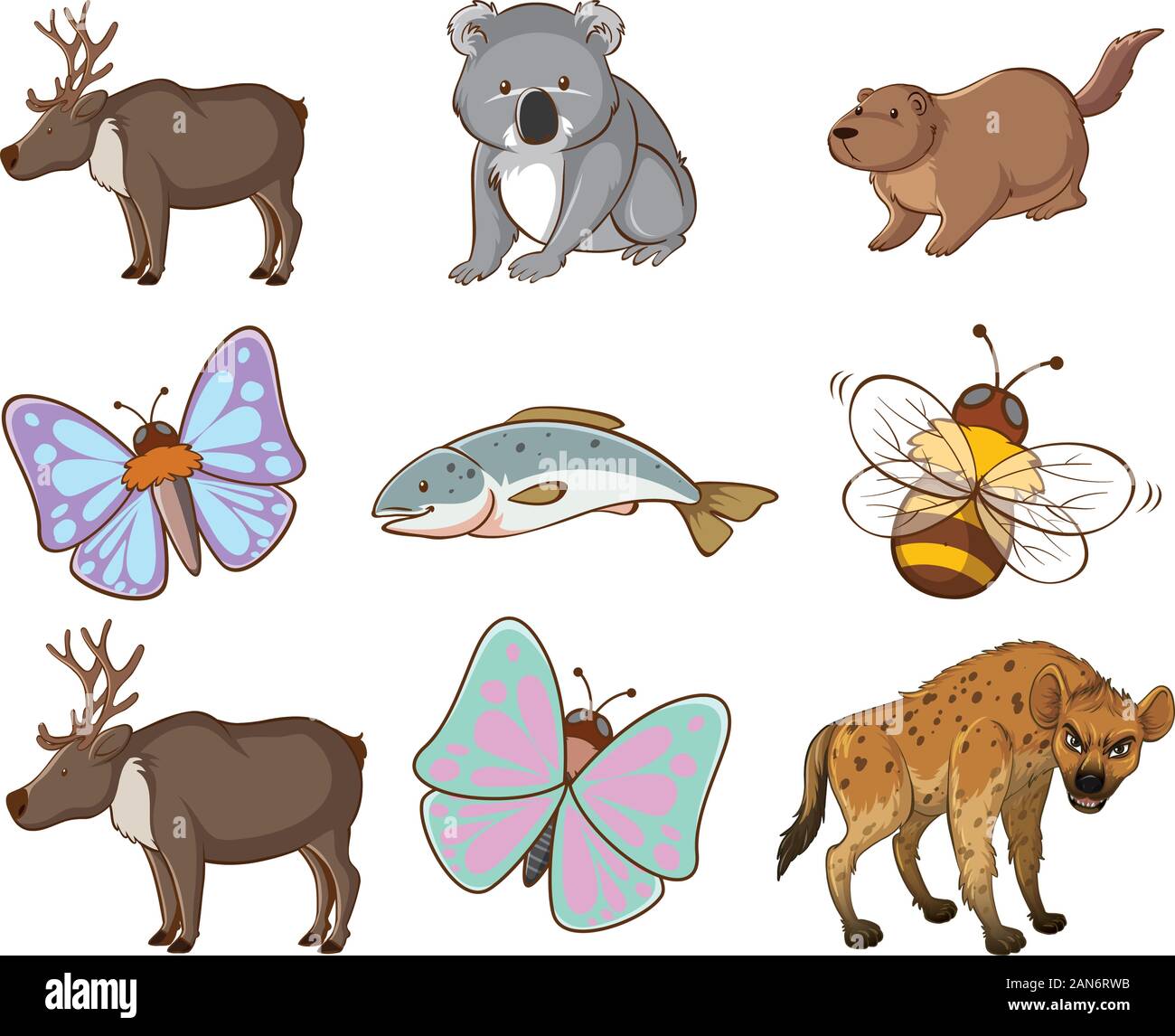 Consumers Animals Clipart Cartoon