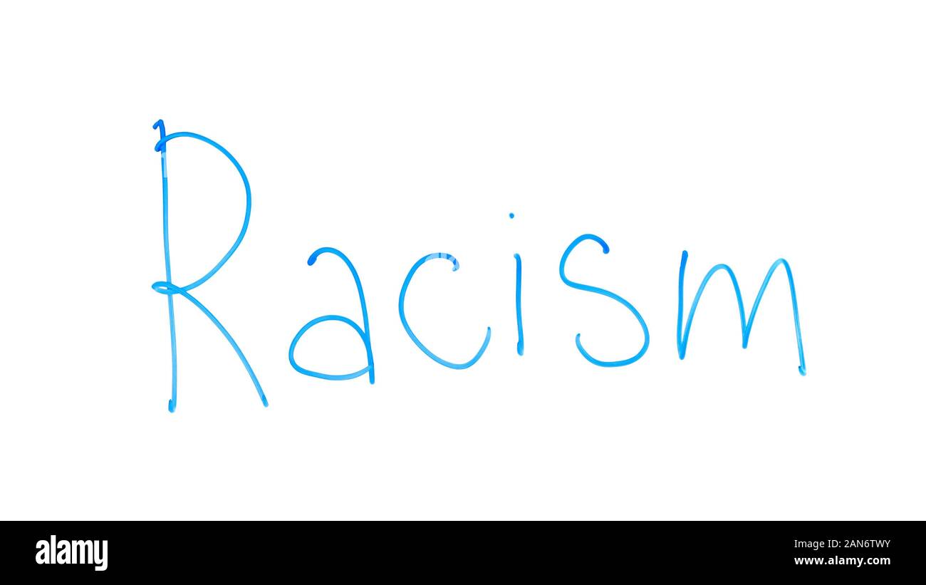 Racial discrimination sign Cut Out Stock Images & Pictures - Alamy