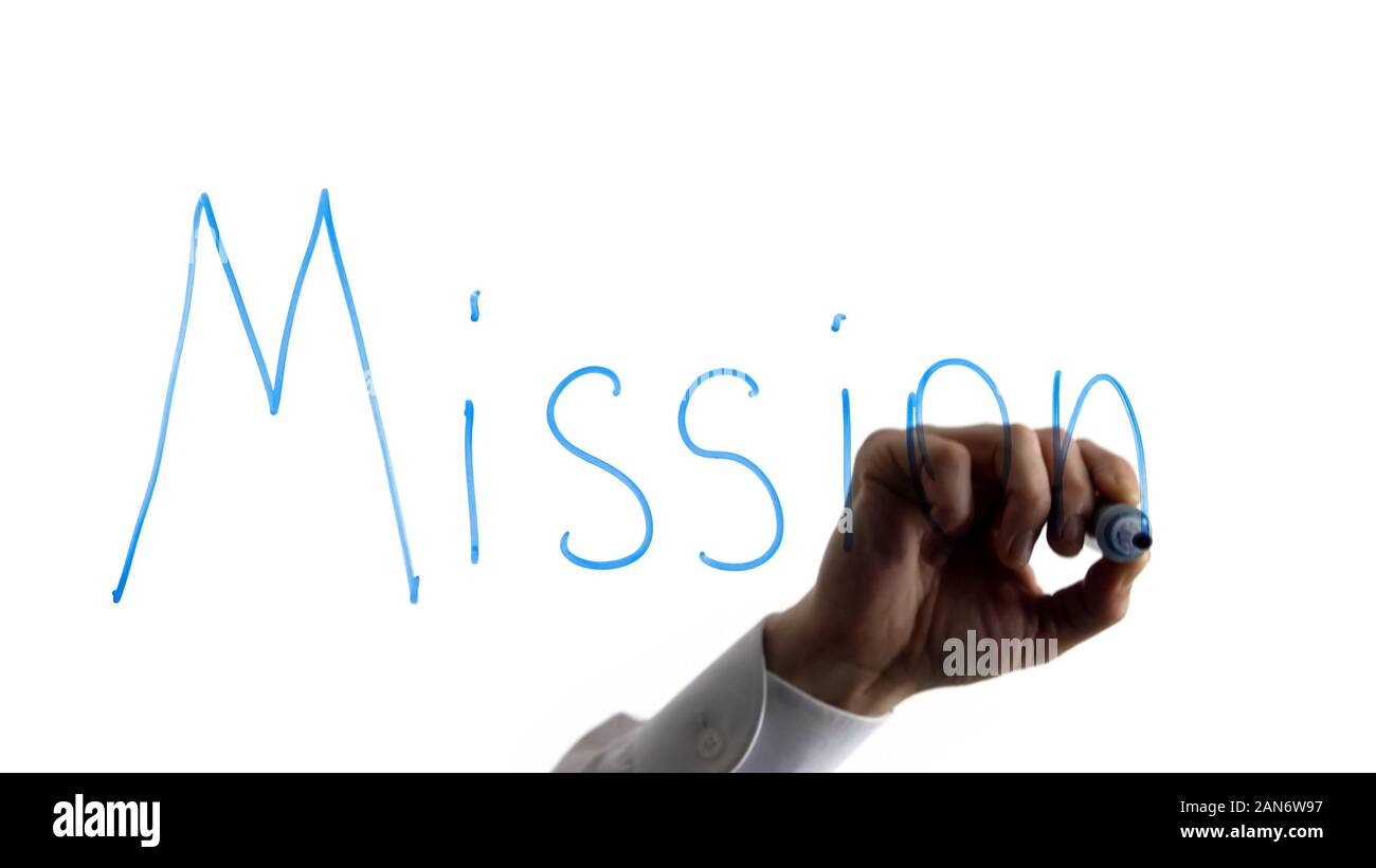 Mission Word High Resolution Stock Photography and Images - Alamy