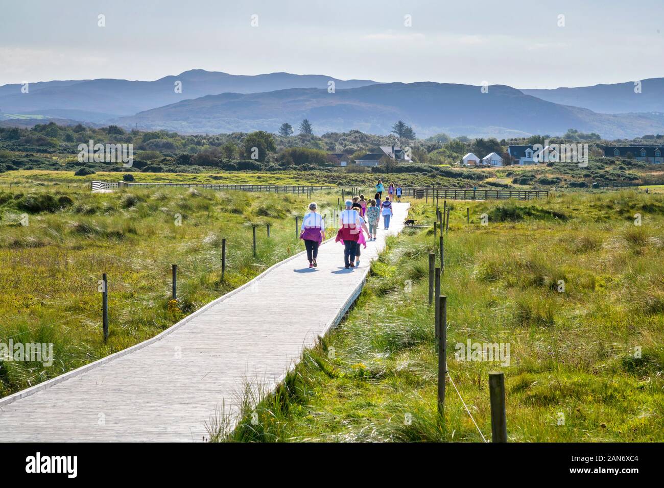 Cuilcagh Boardwalk Trail, County Fermanagh, Northern Ireland Stock ...