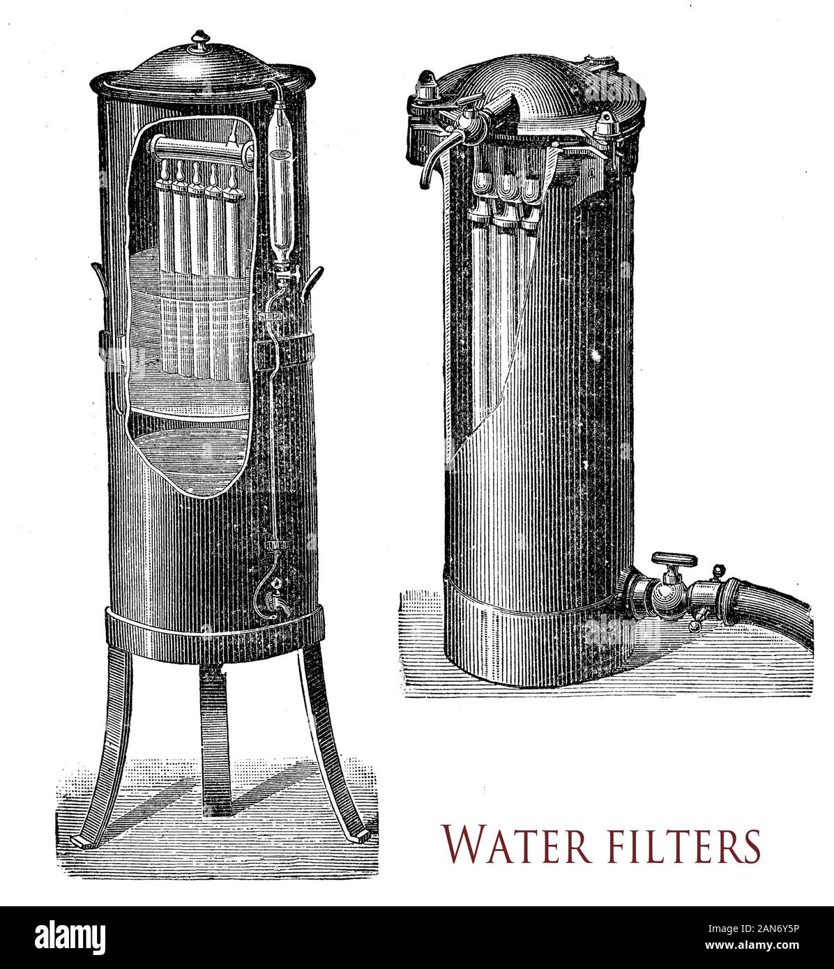 Warner & Sons Chain Pump wall decor 1891 Irrigation Original Antique ...