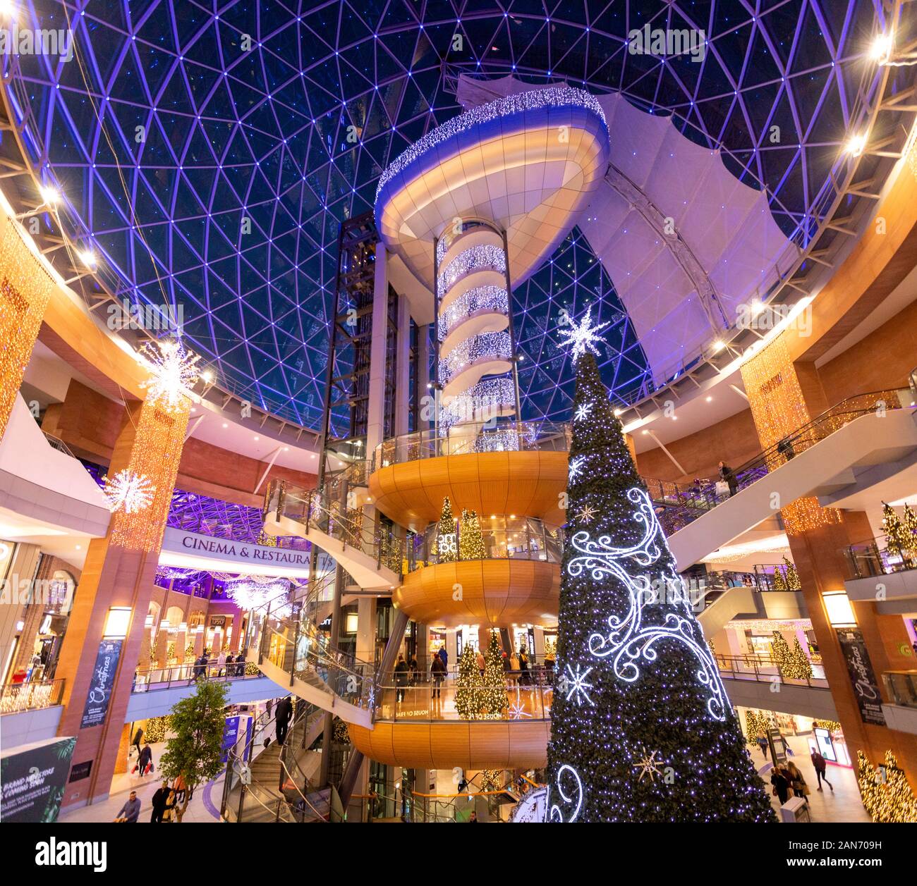 Victoria square belfast at christmas hi-res stock photography and ...