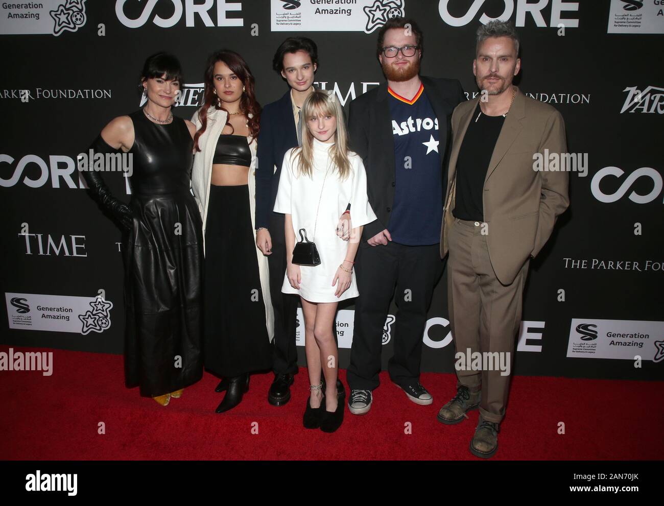 15 January 2020 - Los Angeles, California - Rosetta Getty, Balthazar ...