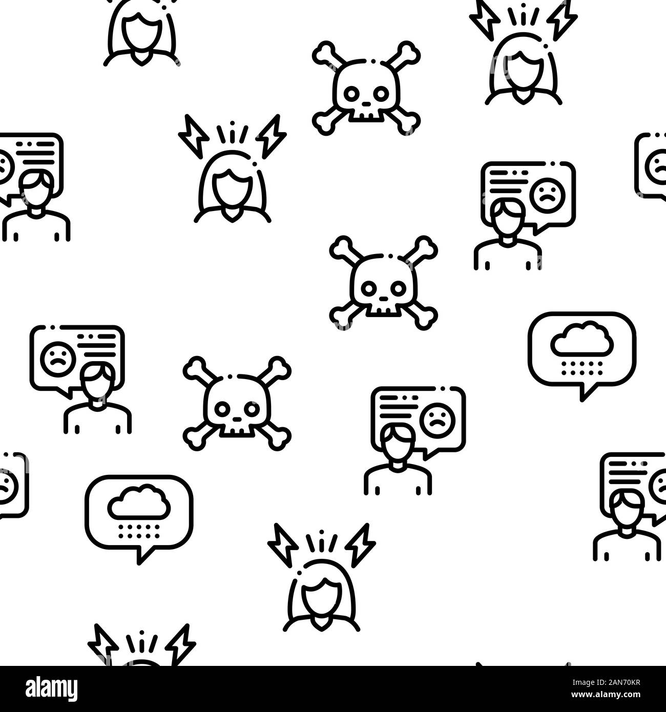 Swot Analysis Strategy Seamless Pattern Vector Stock Vector Image & Art ...