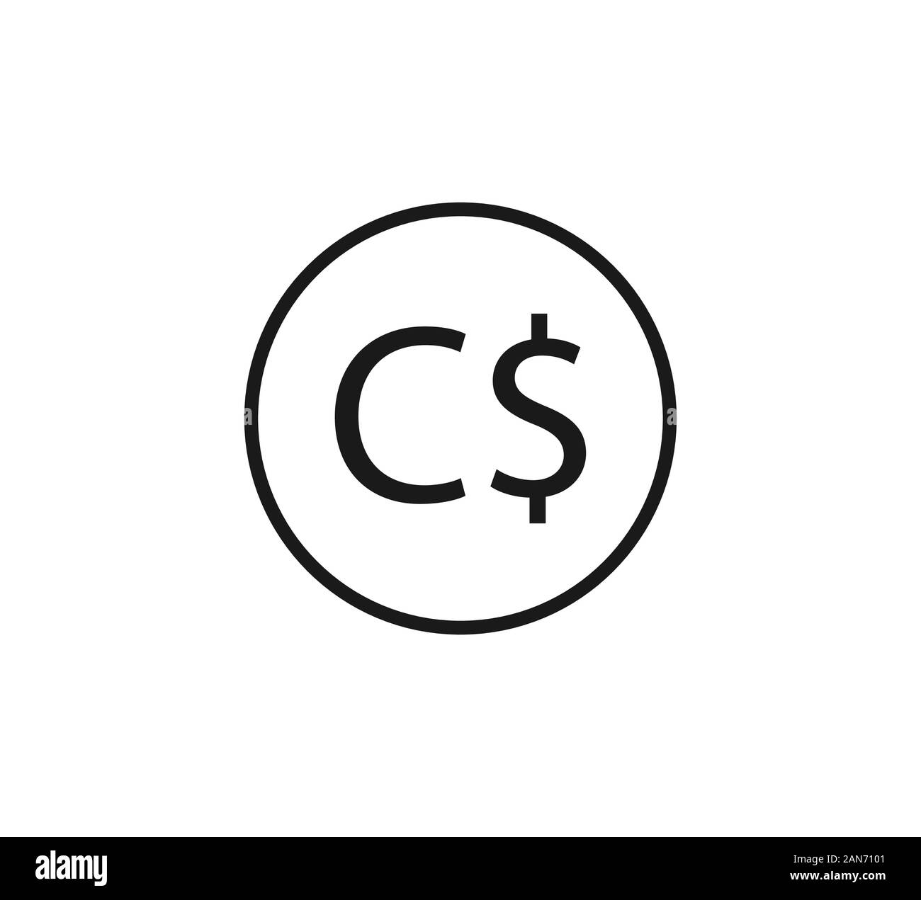 Canada dollar cash sign Stock Vector Images - Alamy