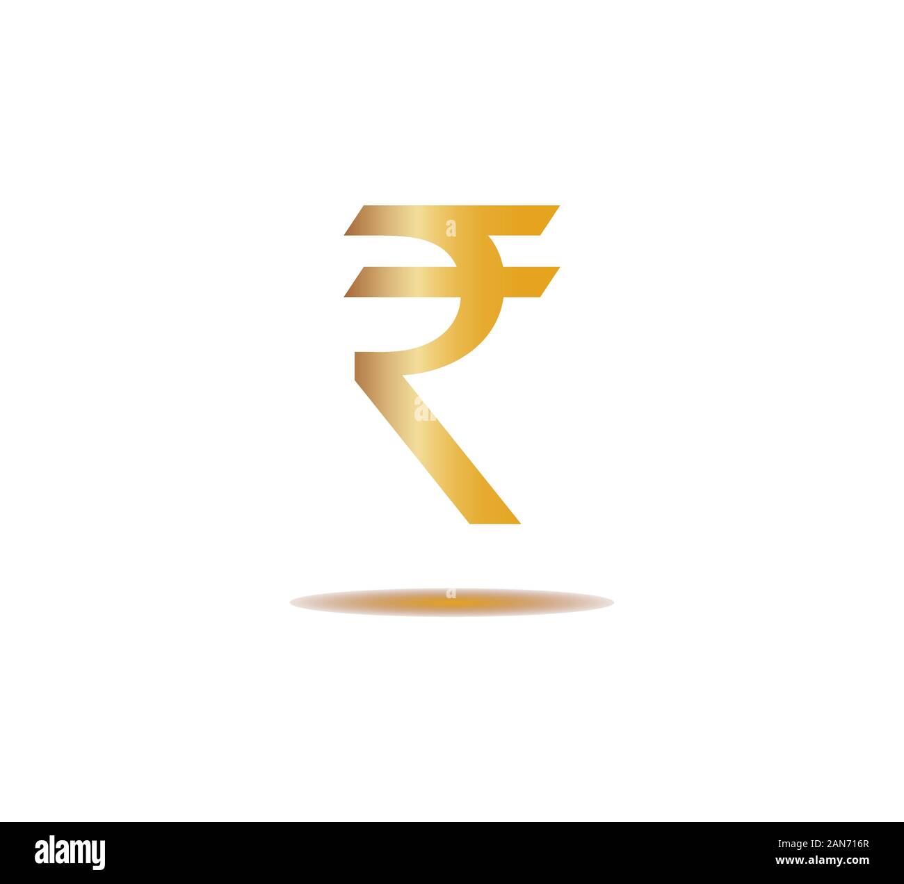 India rupee icon. Vector illustration, flat design Stock Vector Image ...