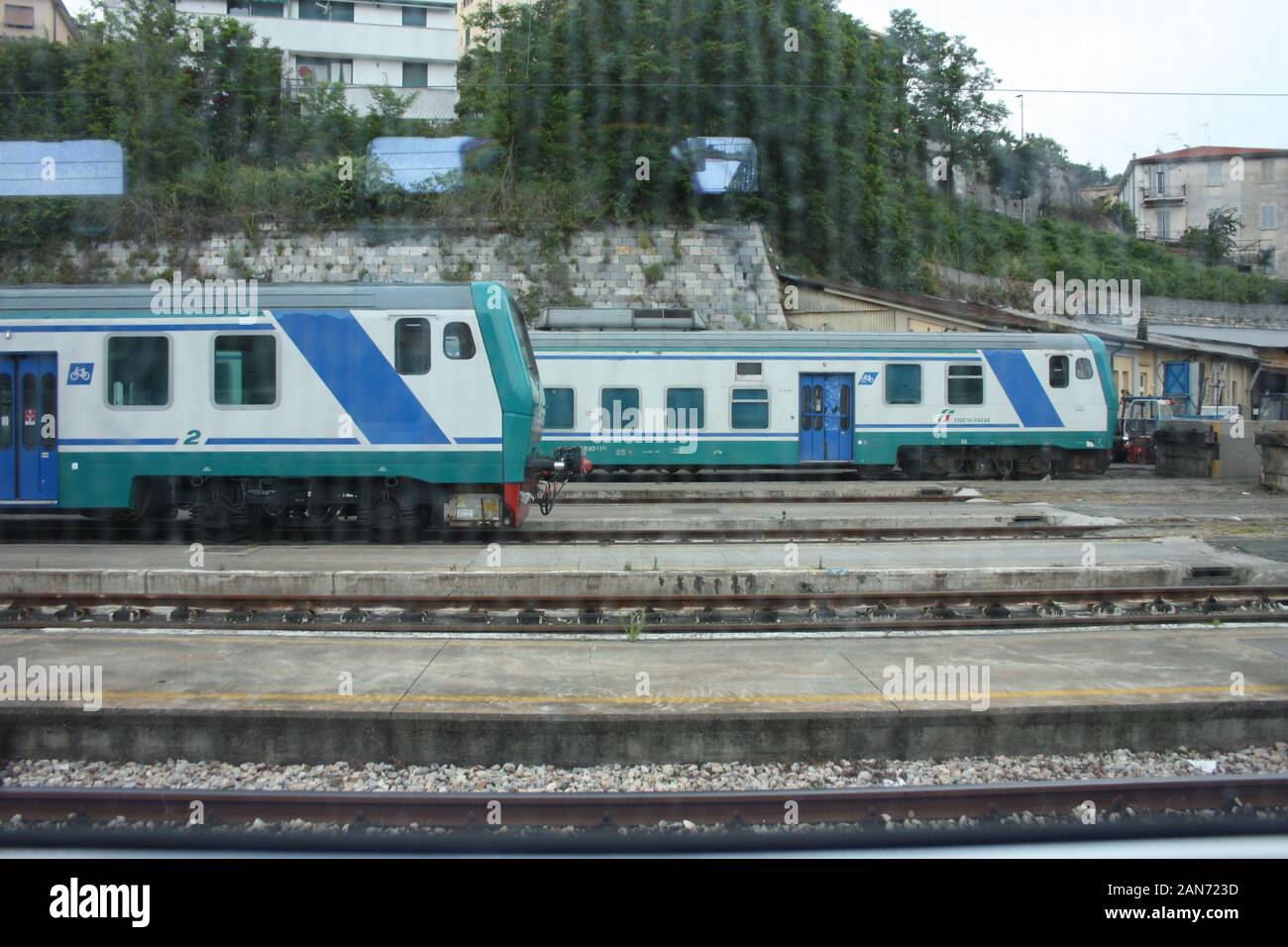 Italian regional train wagon hi-res stock photography and images - Alamy