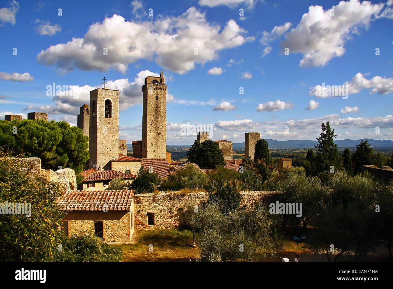 Volterra village hi-res stock photography and images - Alamy