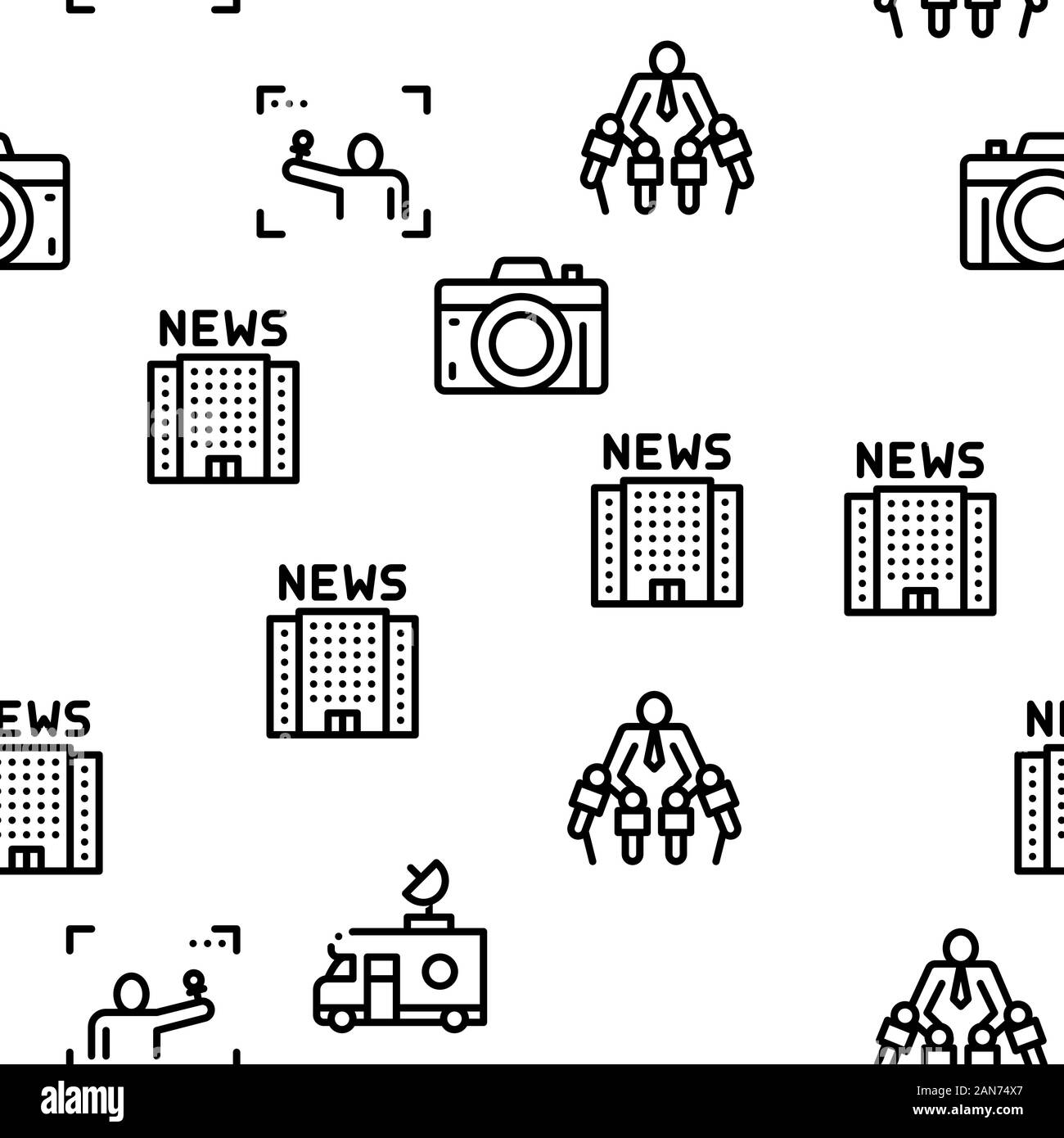 Reporter screen Black and White Stock Photos & Images - Alamy