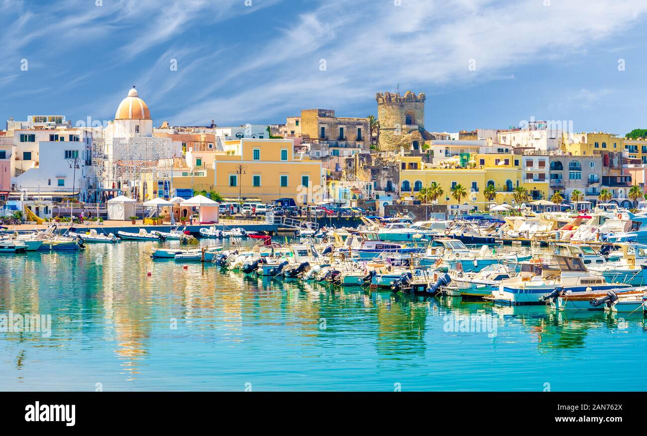 Landscape with Forio, Ischia island, Italy Stock Photo - Alamy