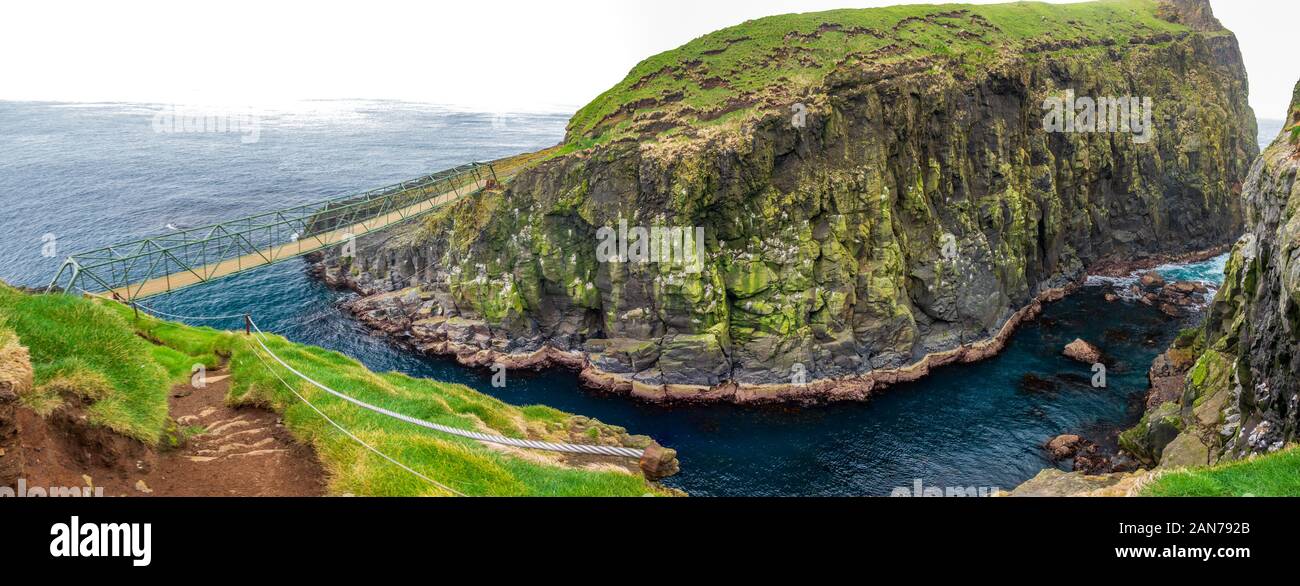 Suspension bridge between two hi-res stock photography and images - Alamy