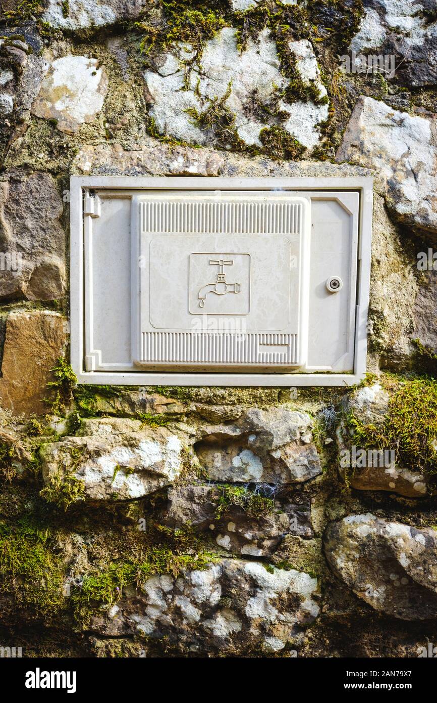 Drinkable water supply sign Stock Photo - Alamy