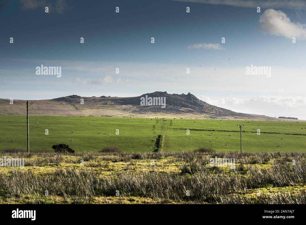 Rough Tor on Bodmin Moor in Cornwall Stock Photo - Alamy
