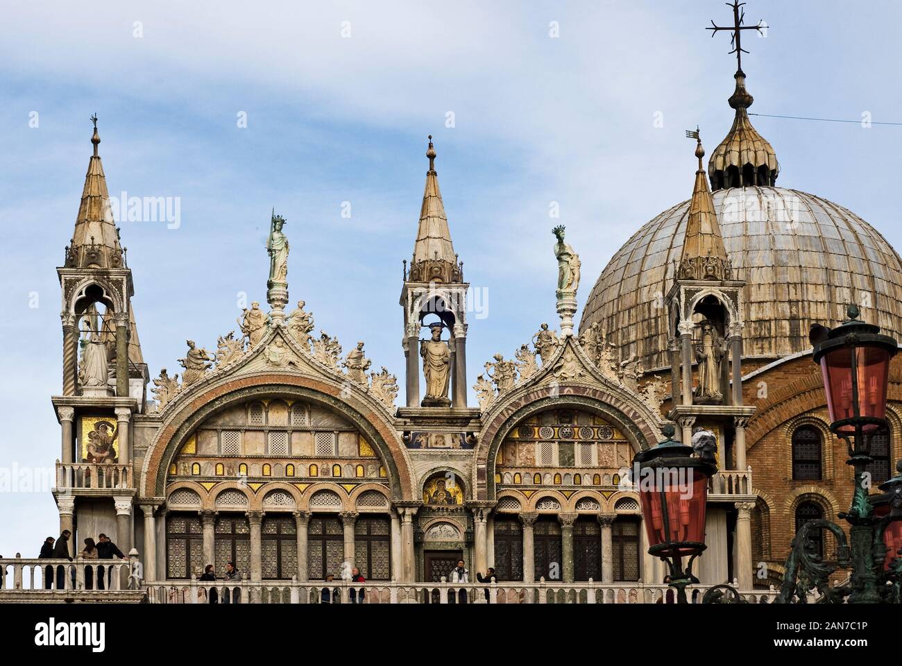 roof decorations in Venice Stock Photo - Alamy