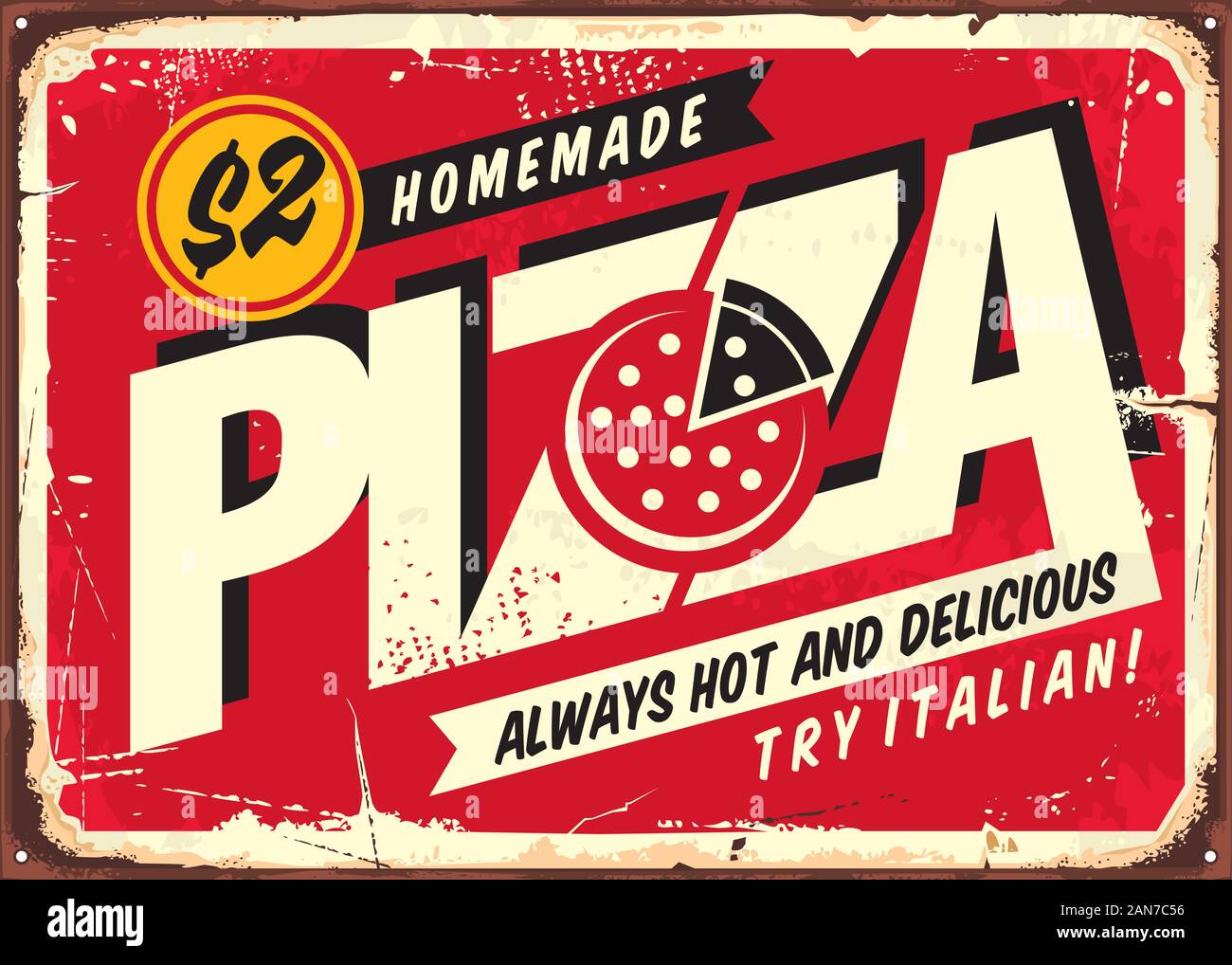 Commercial diner vintage Stock Vector Images - Alamy