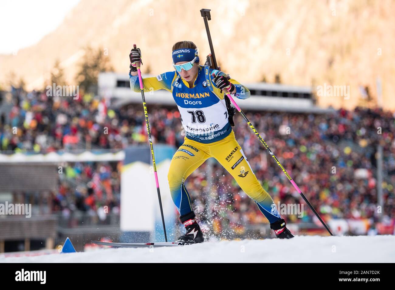Ruhpolding, Germany. 15th Jan, 2020. Biathlon: World Cup, sprint 7.5 km ...