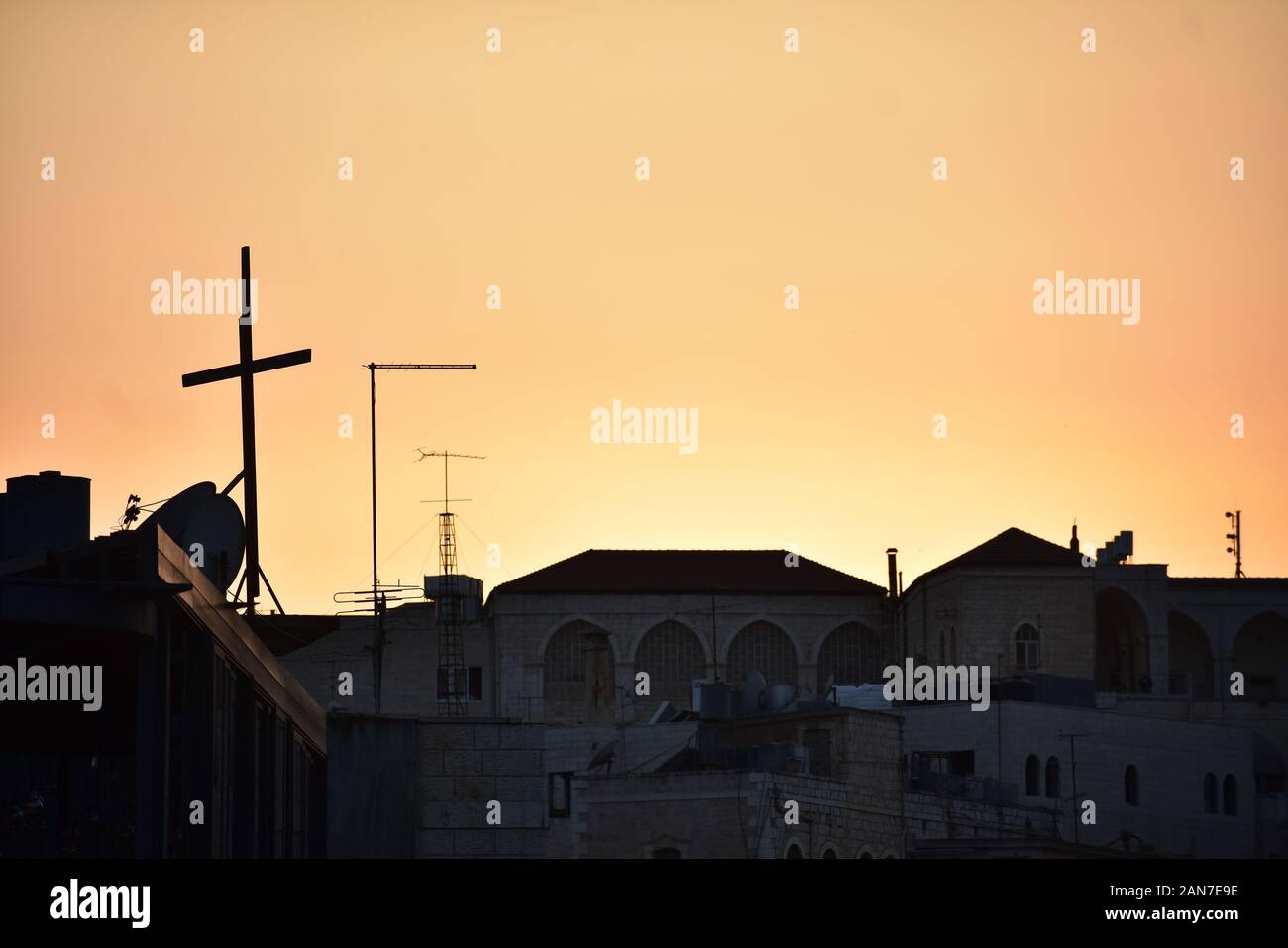 Bethlehem landscape sunset hi-res stock photography and images - Alamy