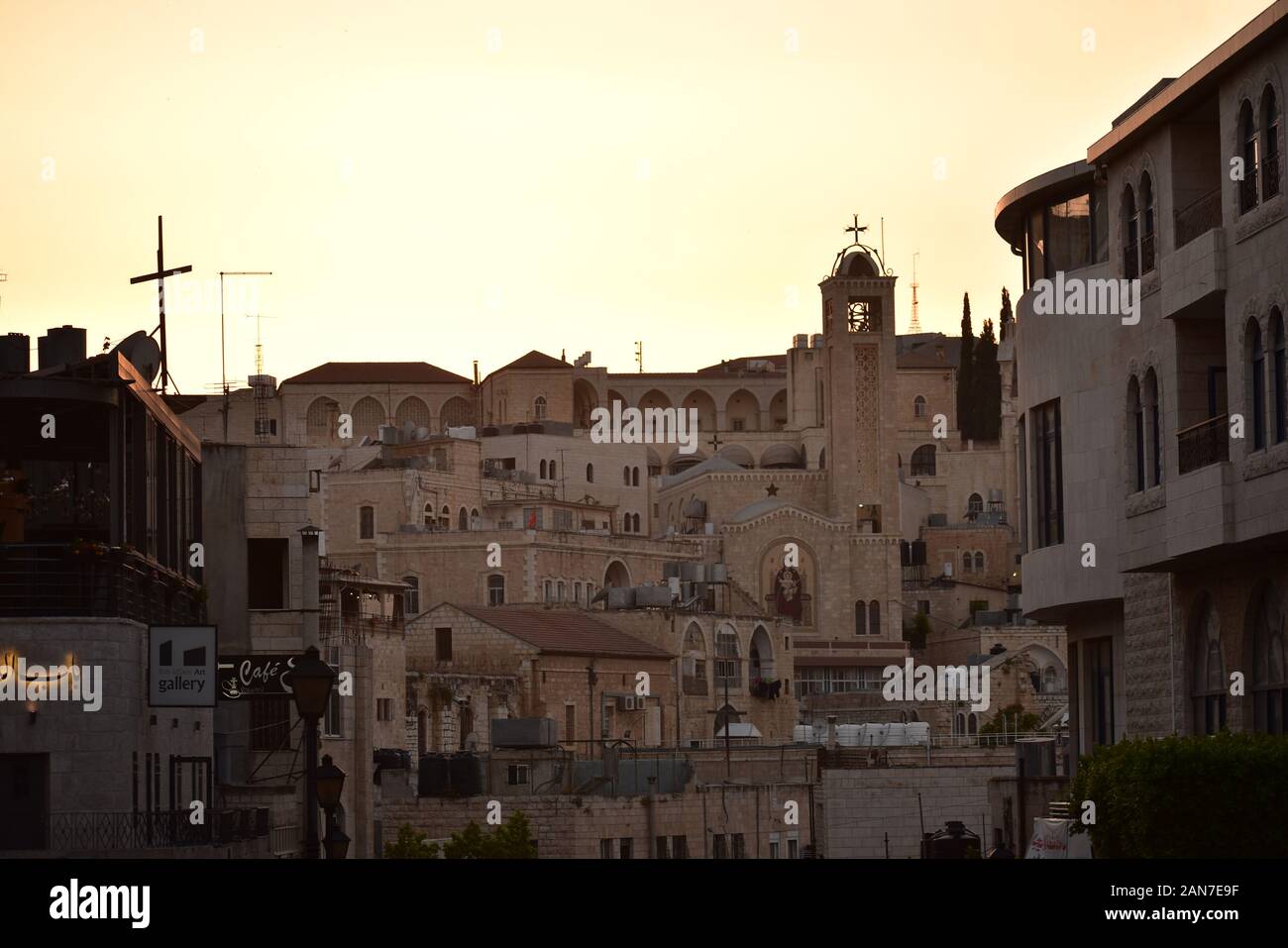 Bethlehem landscape sunset hi-res stock photography and images - Alamy