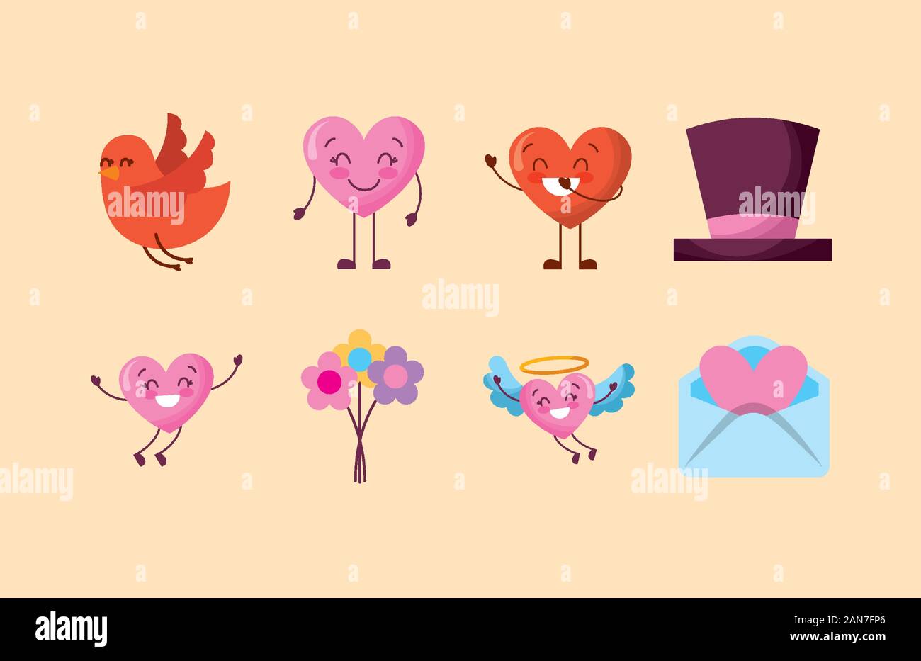 Bundle of roses Stock Vector Images - Alamy