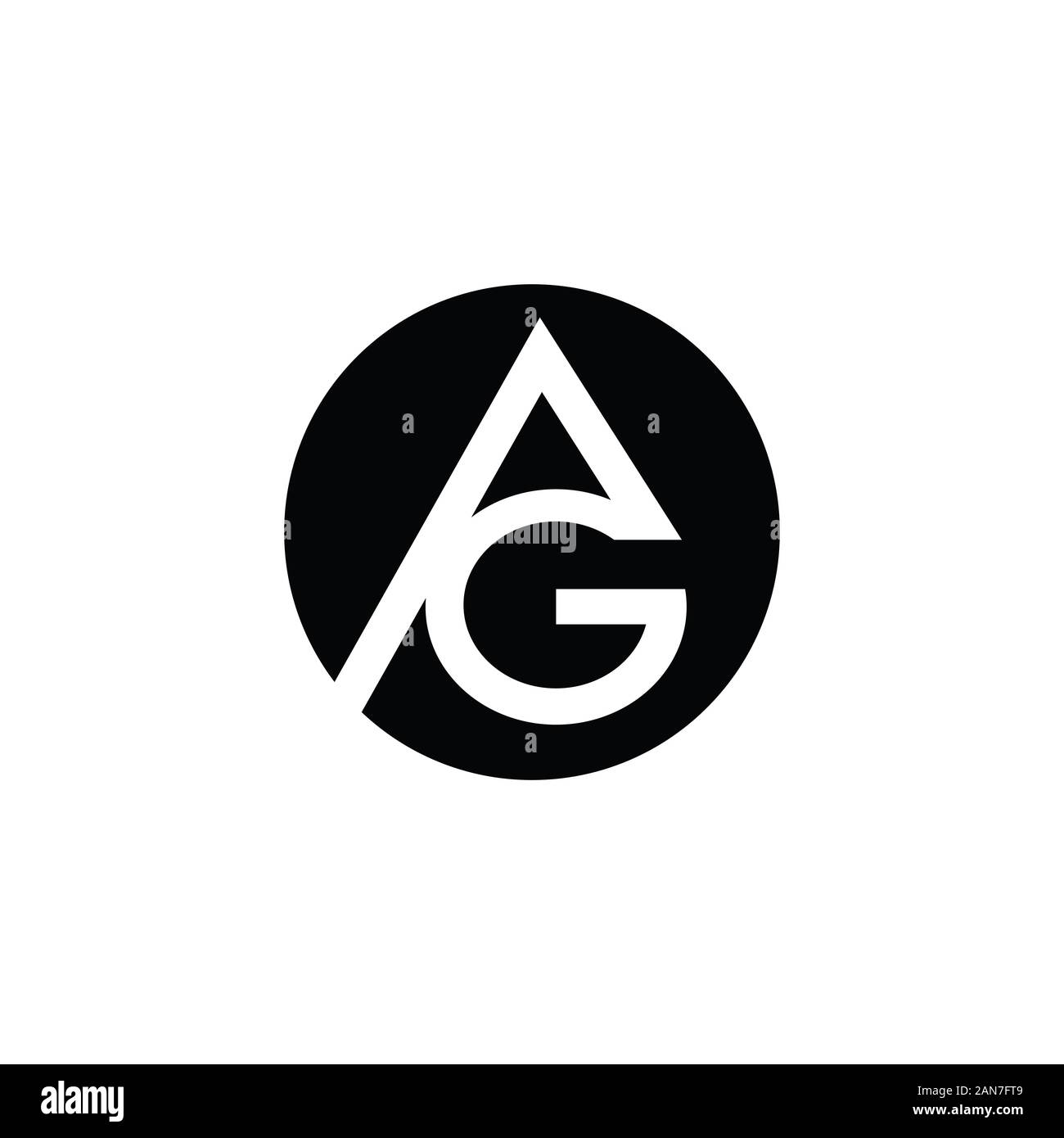 initial letter gaor ag logo vector design Stock Vector Image & Art - Alamy