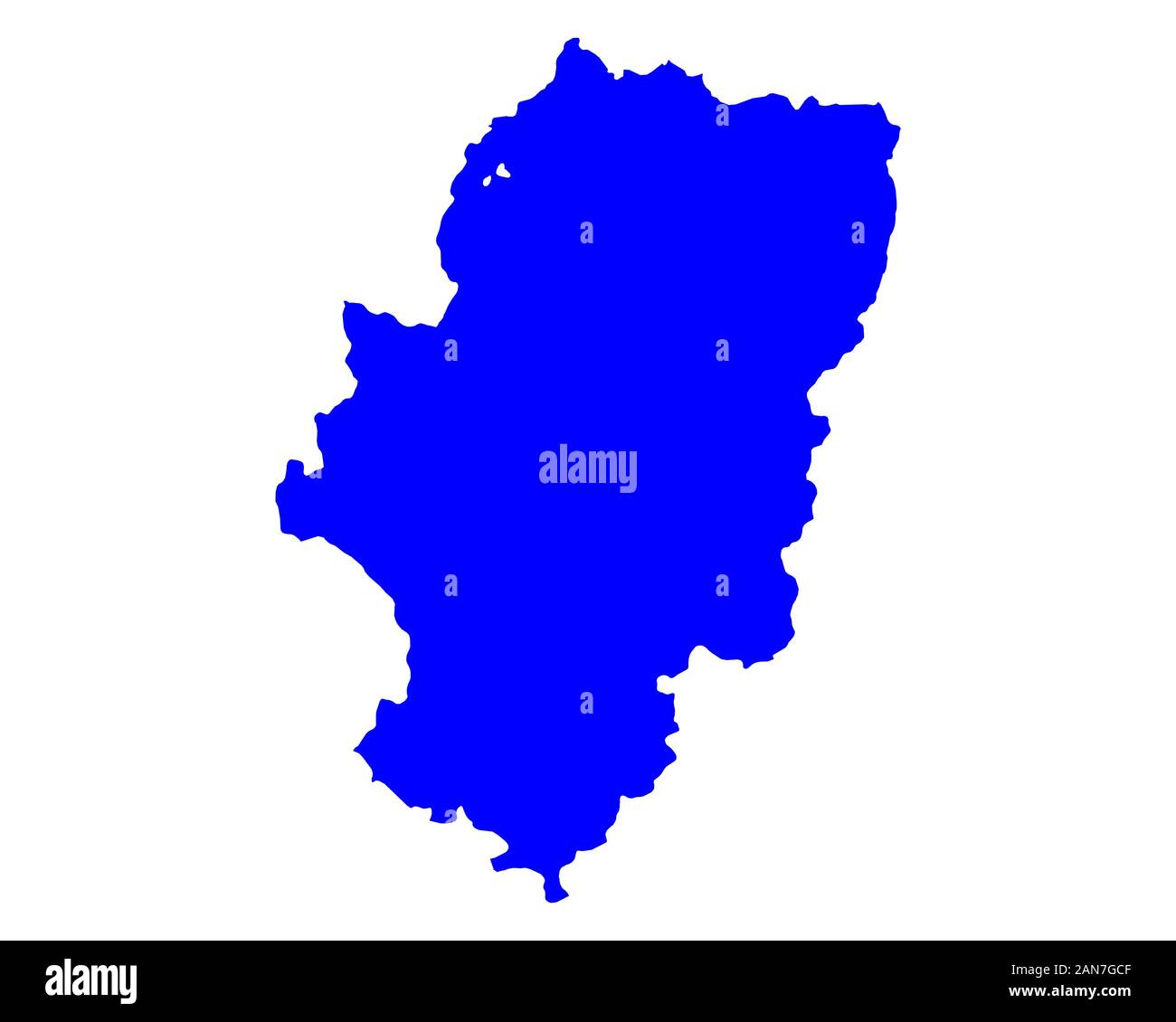 Map of Aragon Stock Photo - Alamy