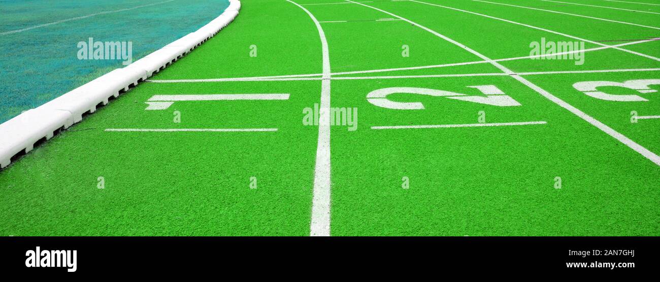 field with lines and lines color green Stock Photo - Alamy