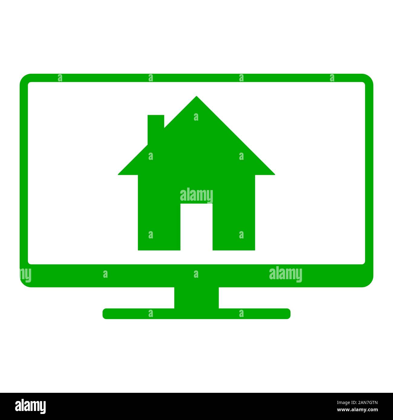 Home and screen Stock Photo - Alamy