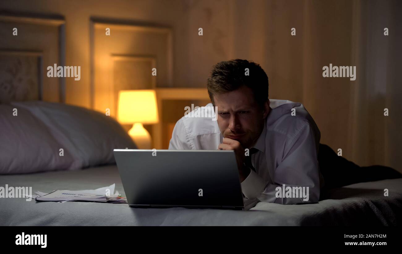 Exhausted engineer lying on hi-res stock photography and images - Alamy