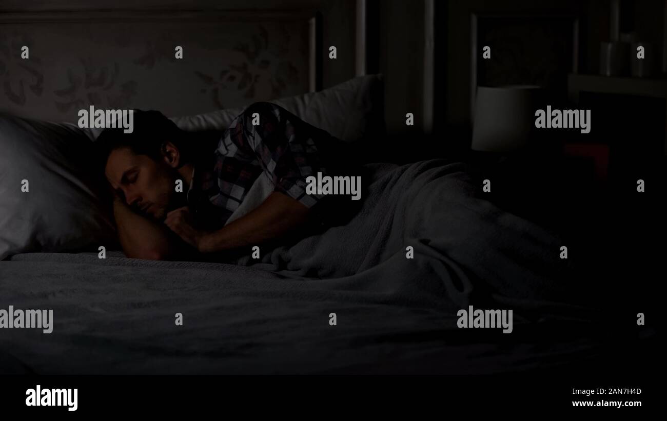 Bad dream night bed hi-res stock photography and images - Alamy