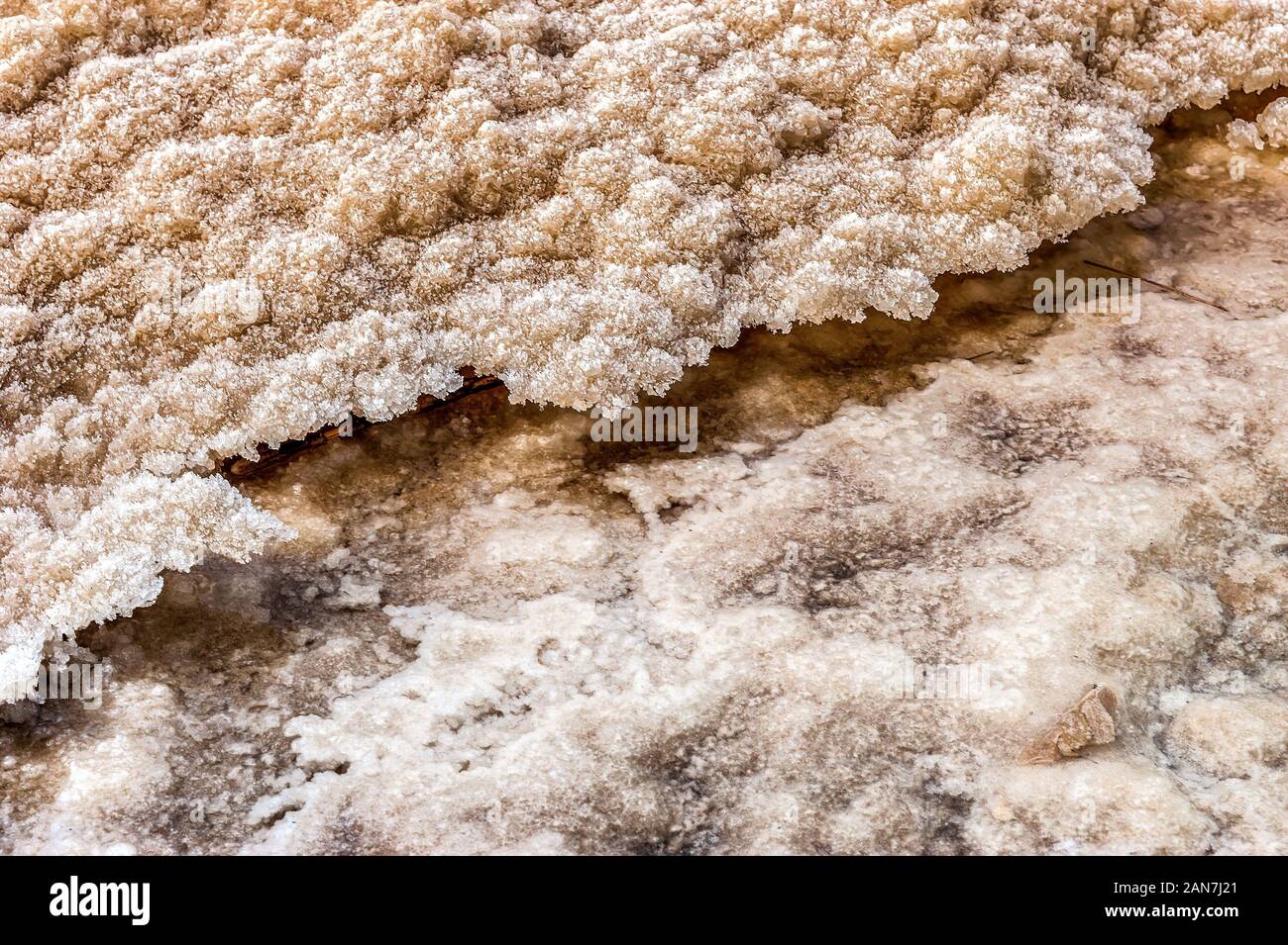 Salt crystals of the Dead Sea, Israel Stock Photo - Alamy