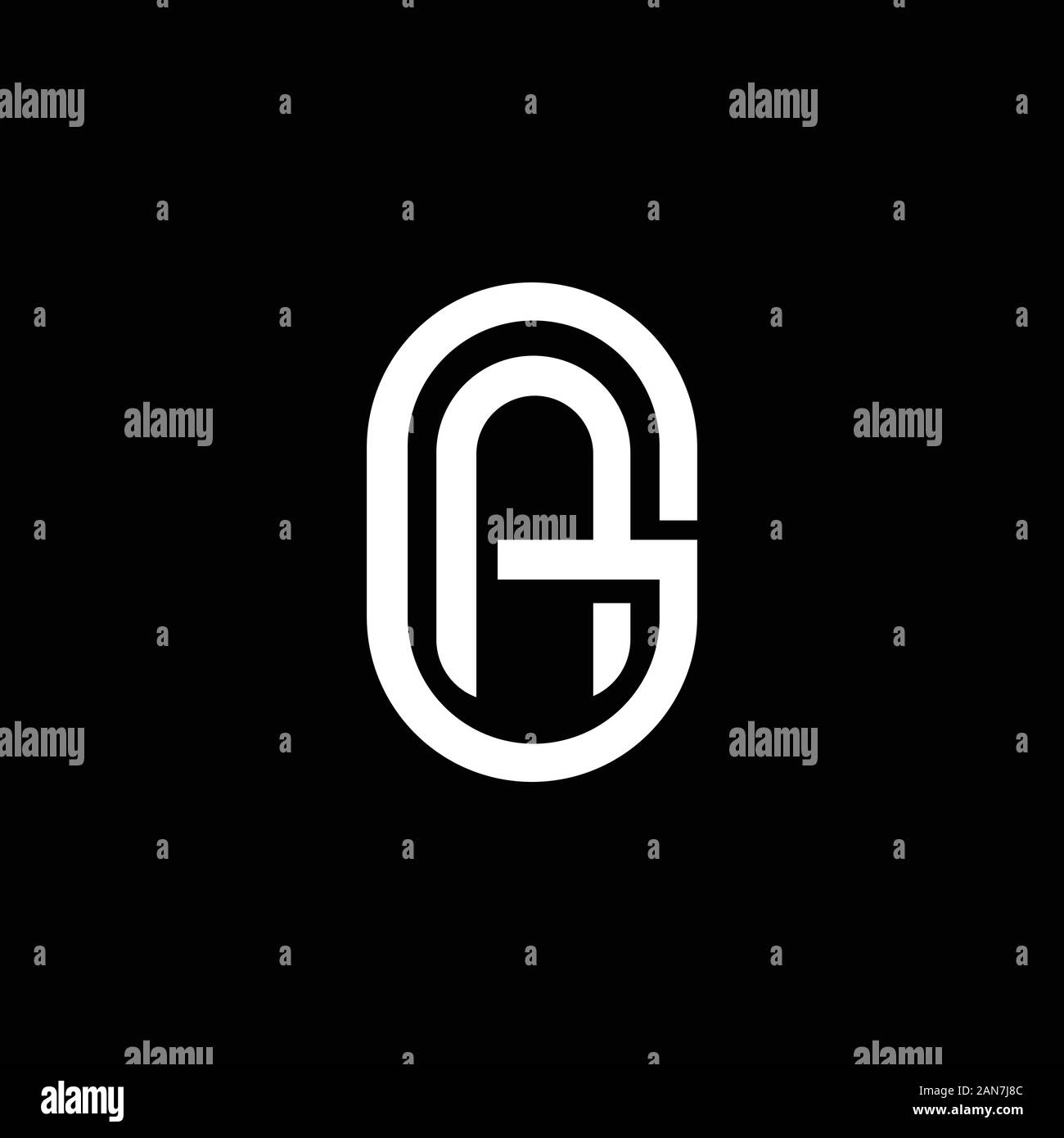 initial letter gaor ag logo vector design Stock Vector Image & Art - Alamy