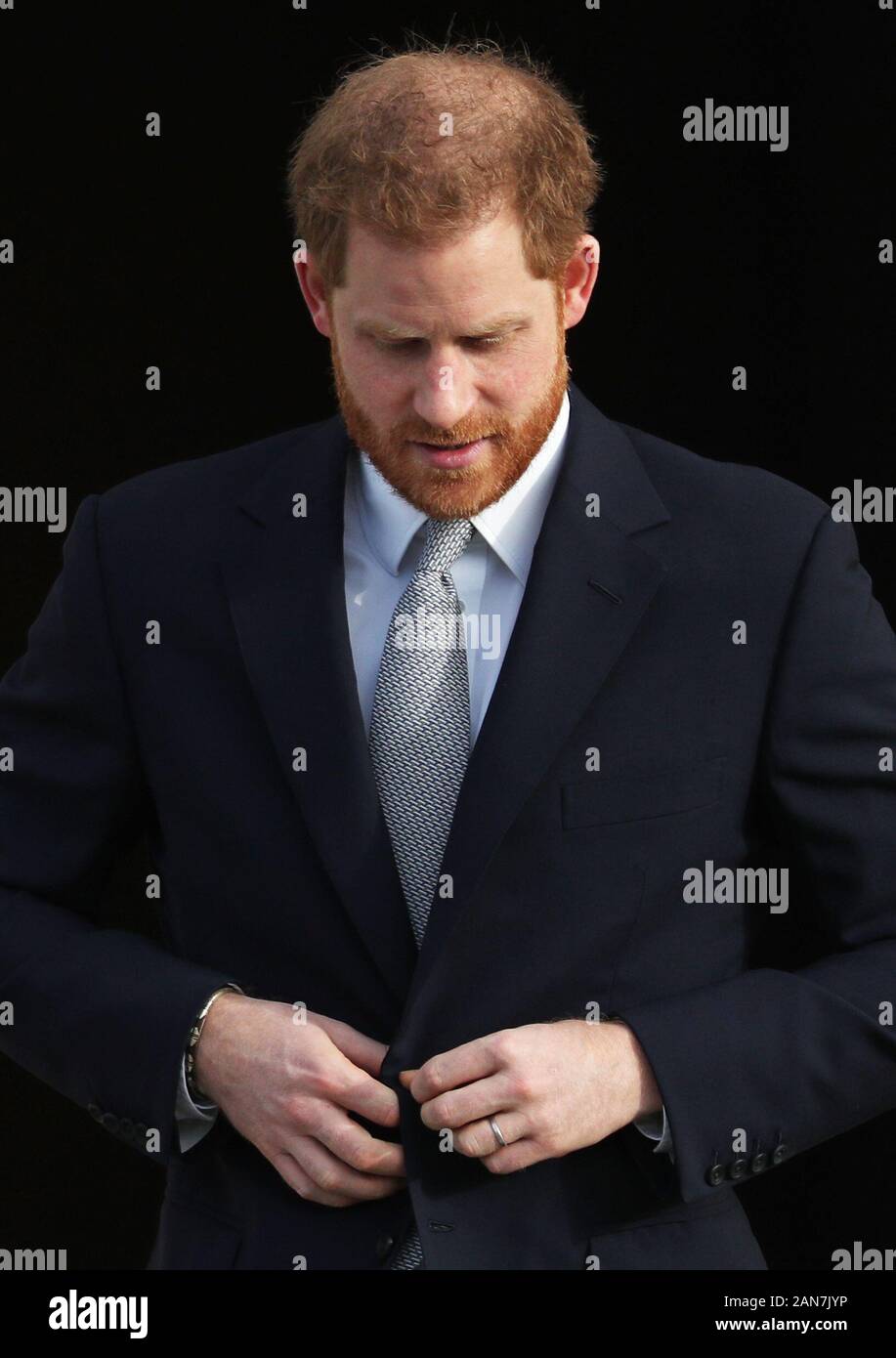 The Duke of Sussex at the Buckingham Palace gardens, London, as he ...