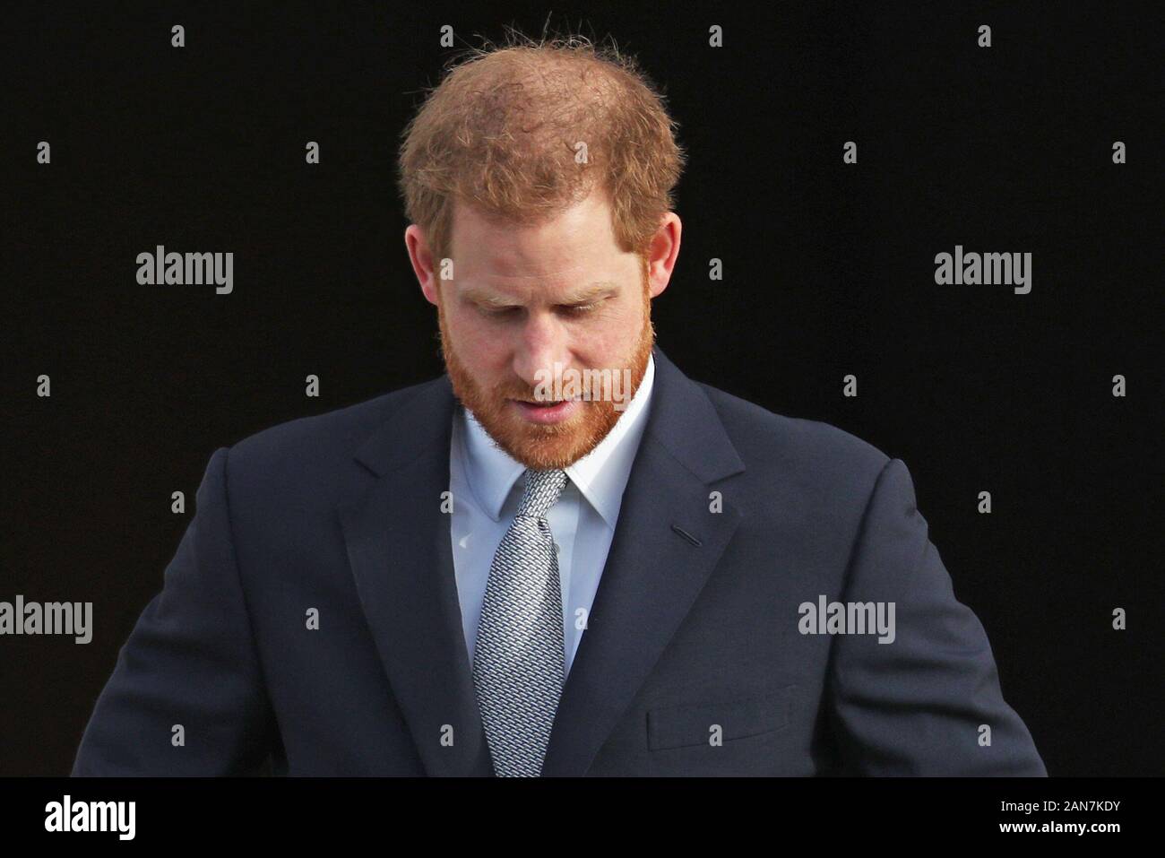 The Duke of Sussex at the Buckingham Palace gardens, London, as he ...