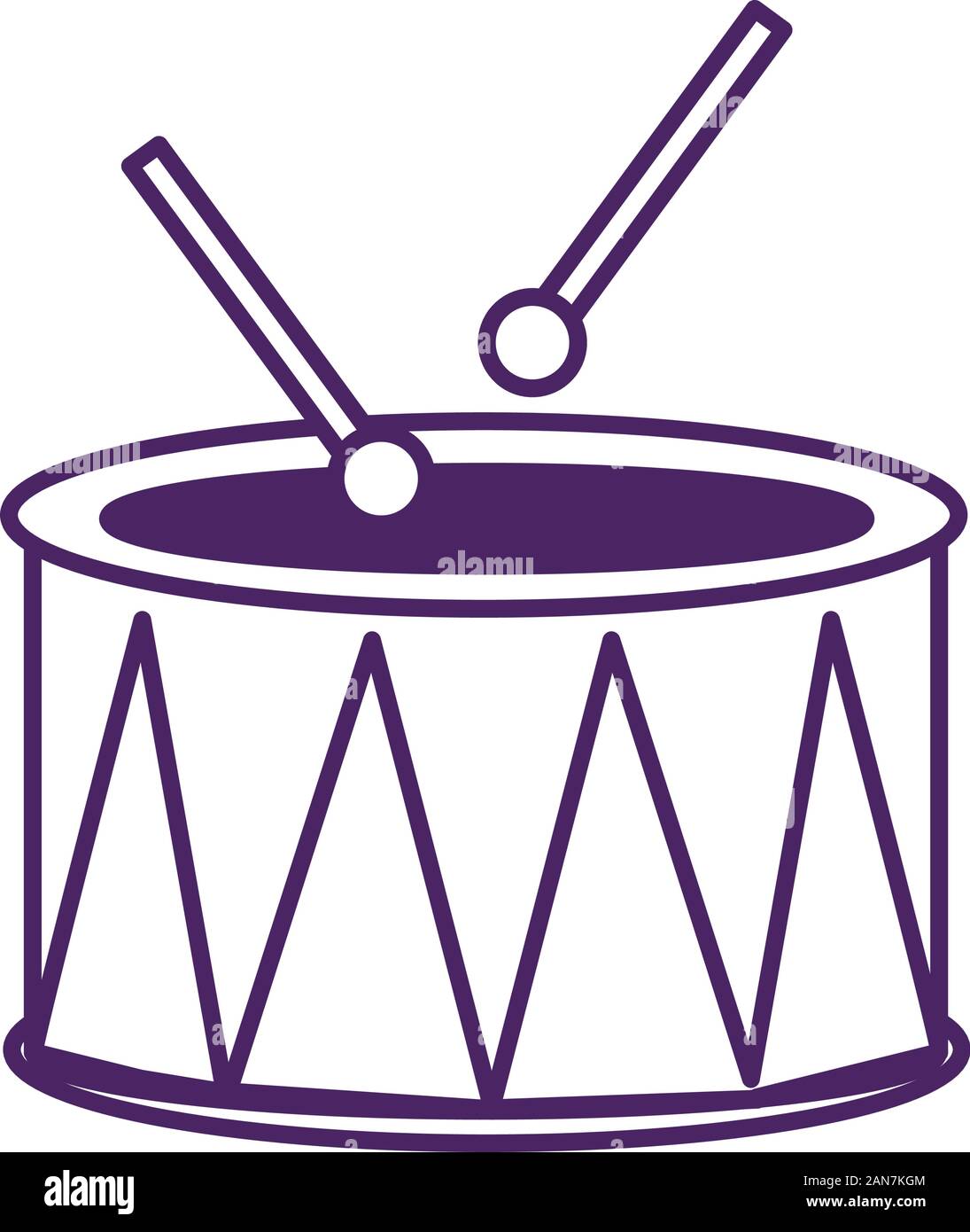 drum musical instrument isolated icon Stock Vector Image & Art - Alamy