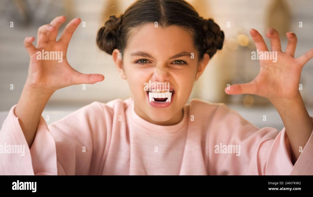 Cute Little Vampire Girl