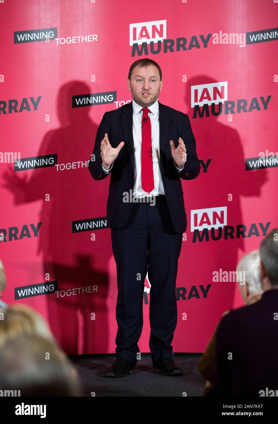 Ian Murray launches his campaign for Labour deputy leader at the Wester ...