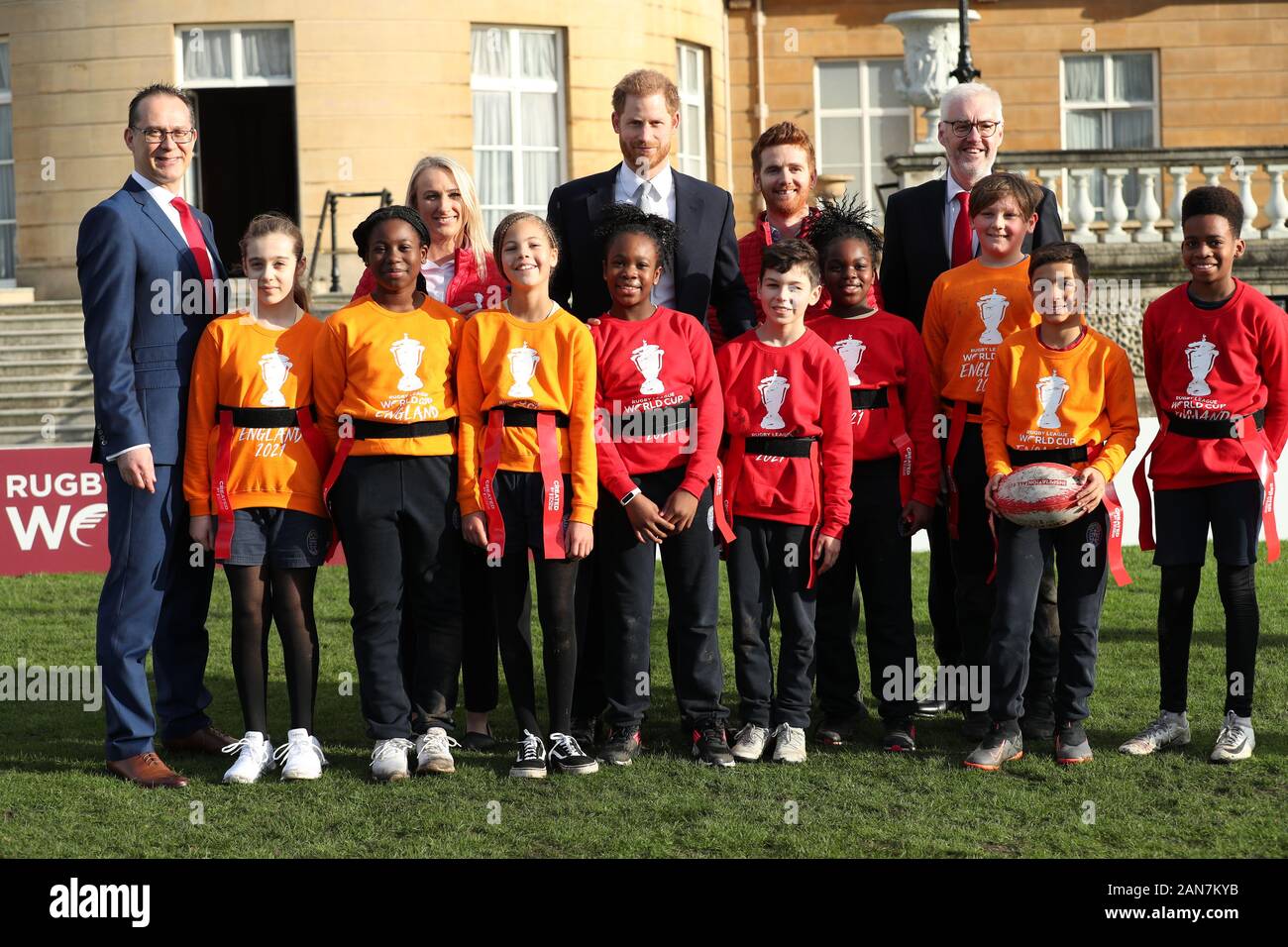 The Duke of Sussex and Jon Dutton (left), Chief Executive of the Rugby ...
