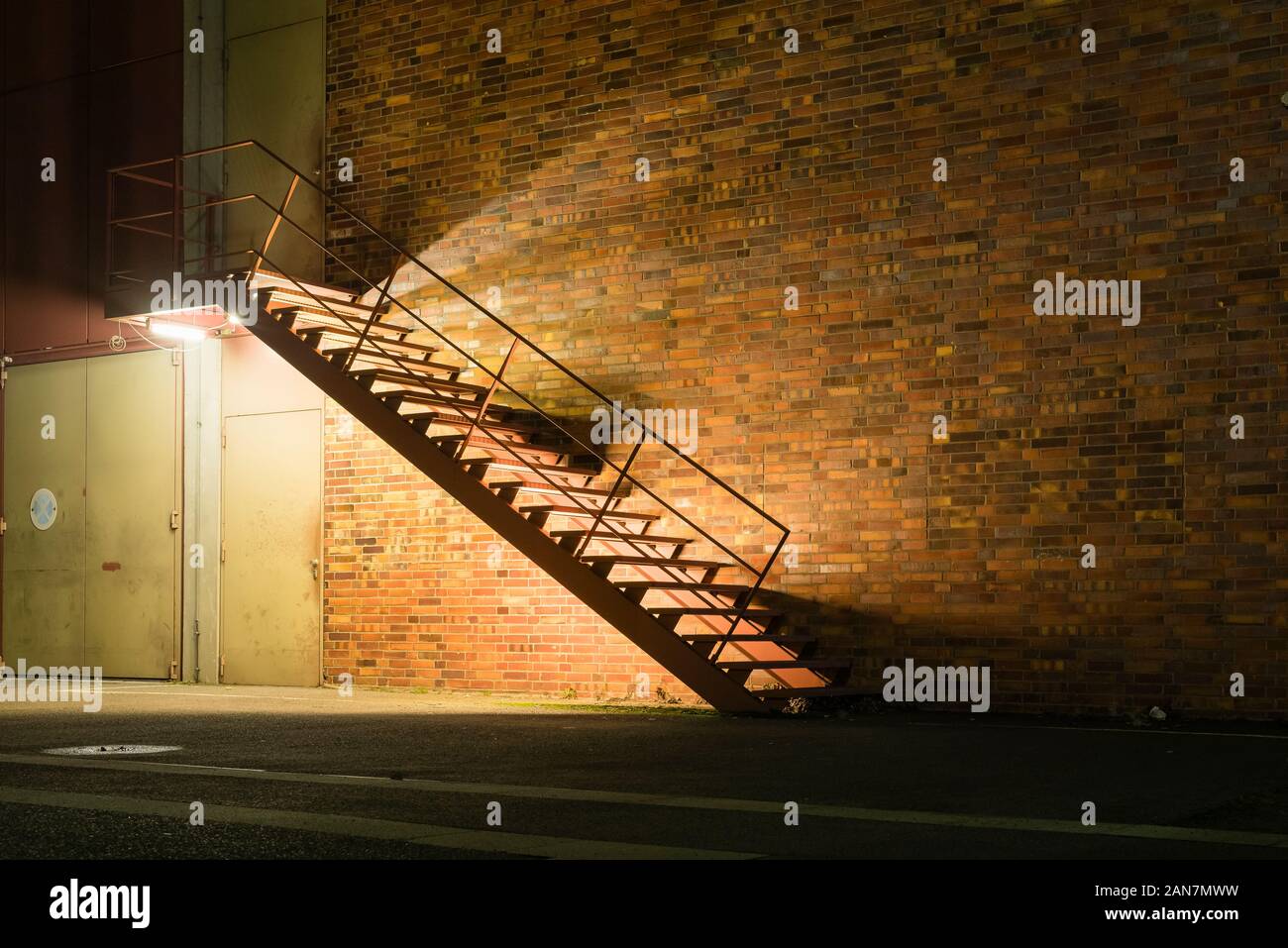 Illuminated stairways hi-res stock photography and images - Alamy