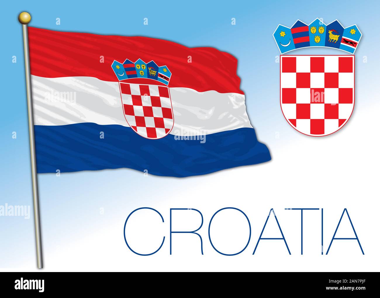 Coat Of Arms Of Croatia High Resolution Stock Photography and Images ...