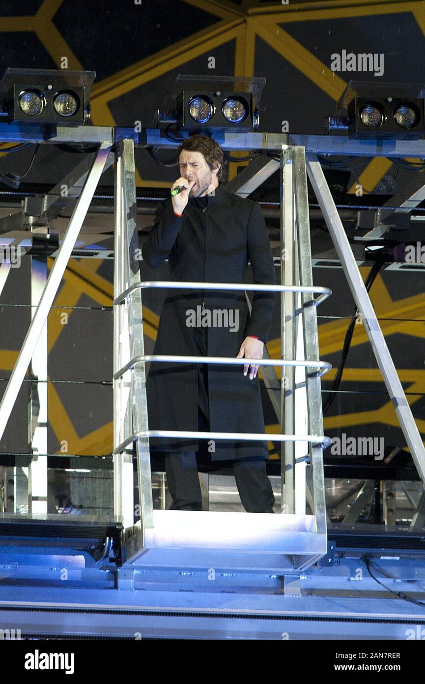 Milan Italy 12/07/2011 live concert of the Take That , reunion at the ...