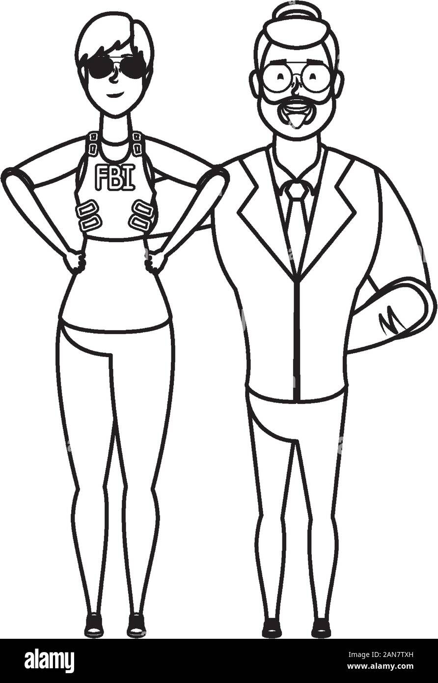 Bearded models Stock Vector Images - Alamy