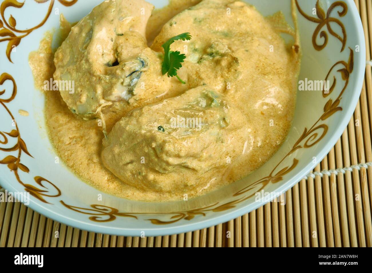 African Mpuh Fish - Cameroonian Spicy fish in plantain pudding Stock ...