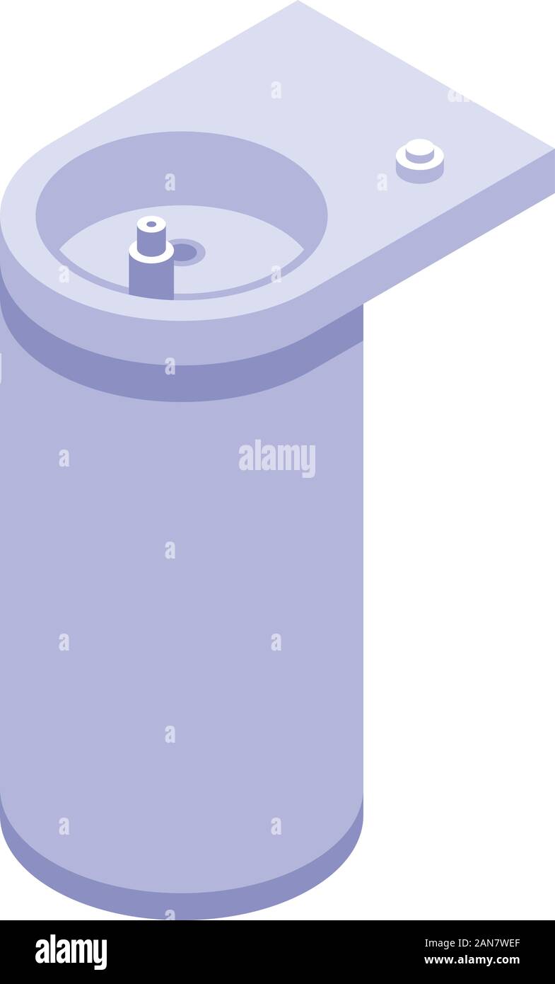 Modern drinking fountain icon, isometric style Stock Vector Image & Art ...