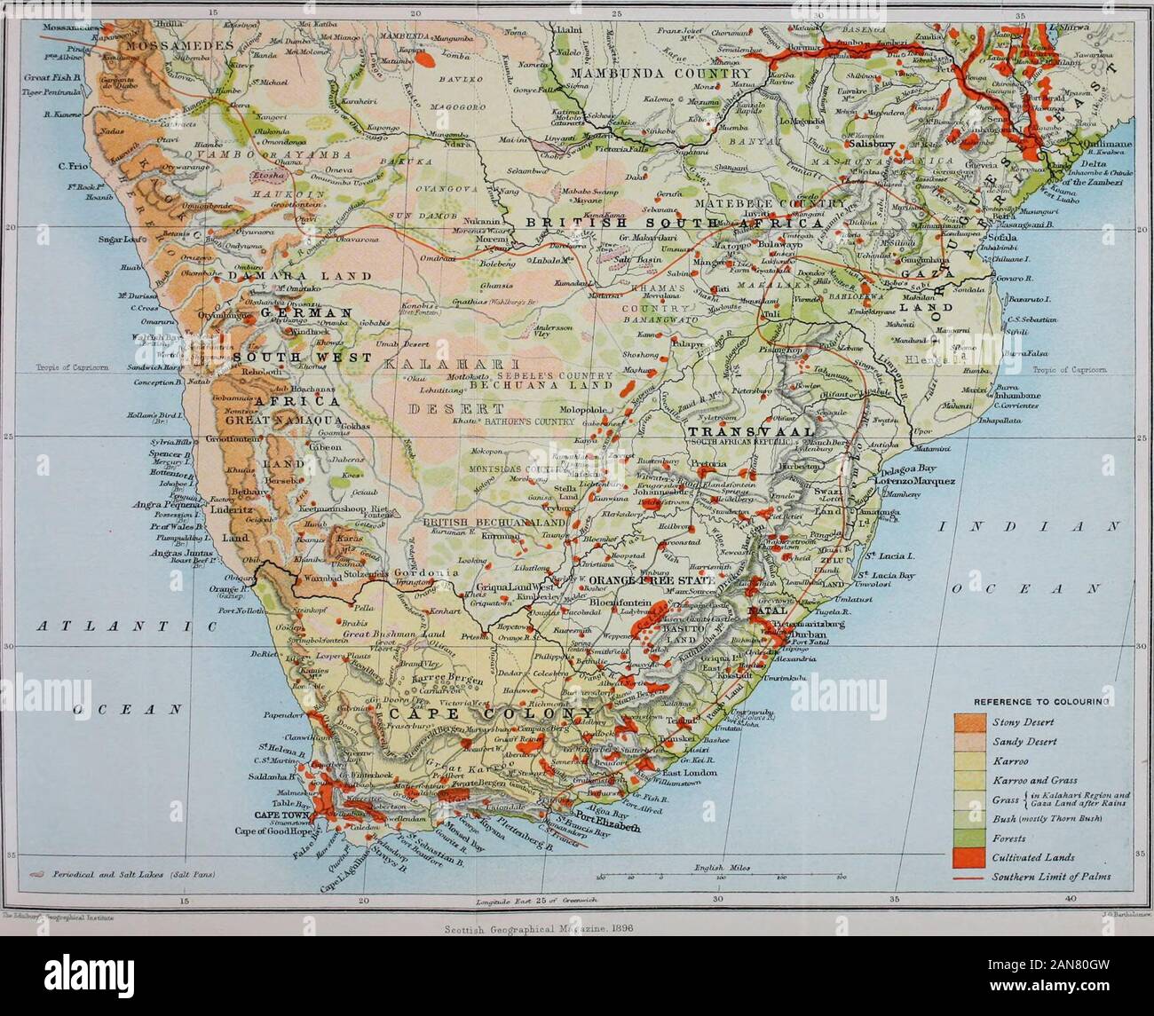 Geographical features map hi-res stock photography and images - Alamy