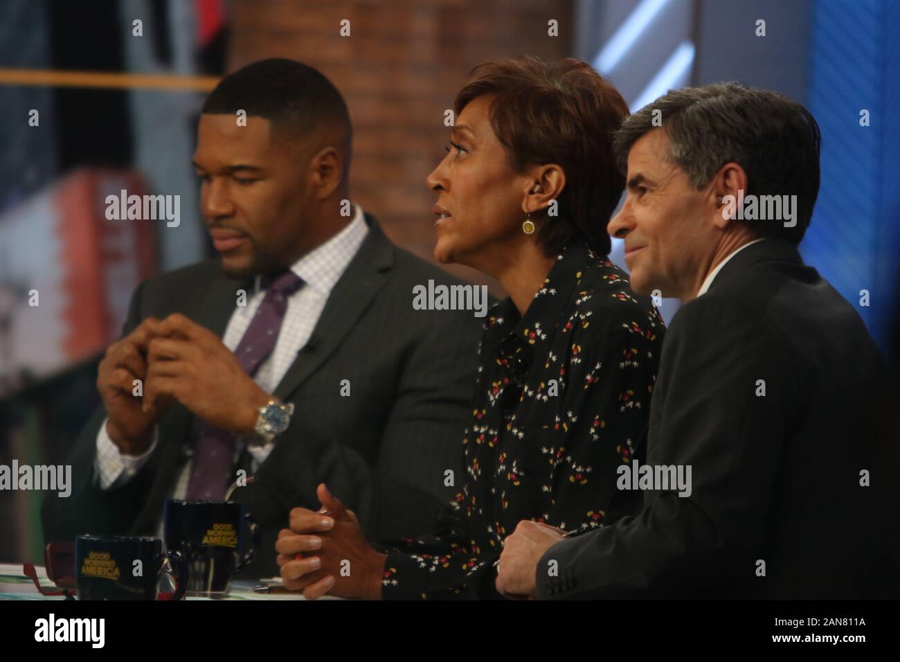 January 15, 2020 Michael Strahan, Robin Roberts, George Stephanopoulos ... January 15, 2020 Michael Strahan, Robin Roberts, George Stephanopoulos ...