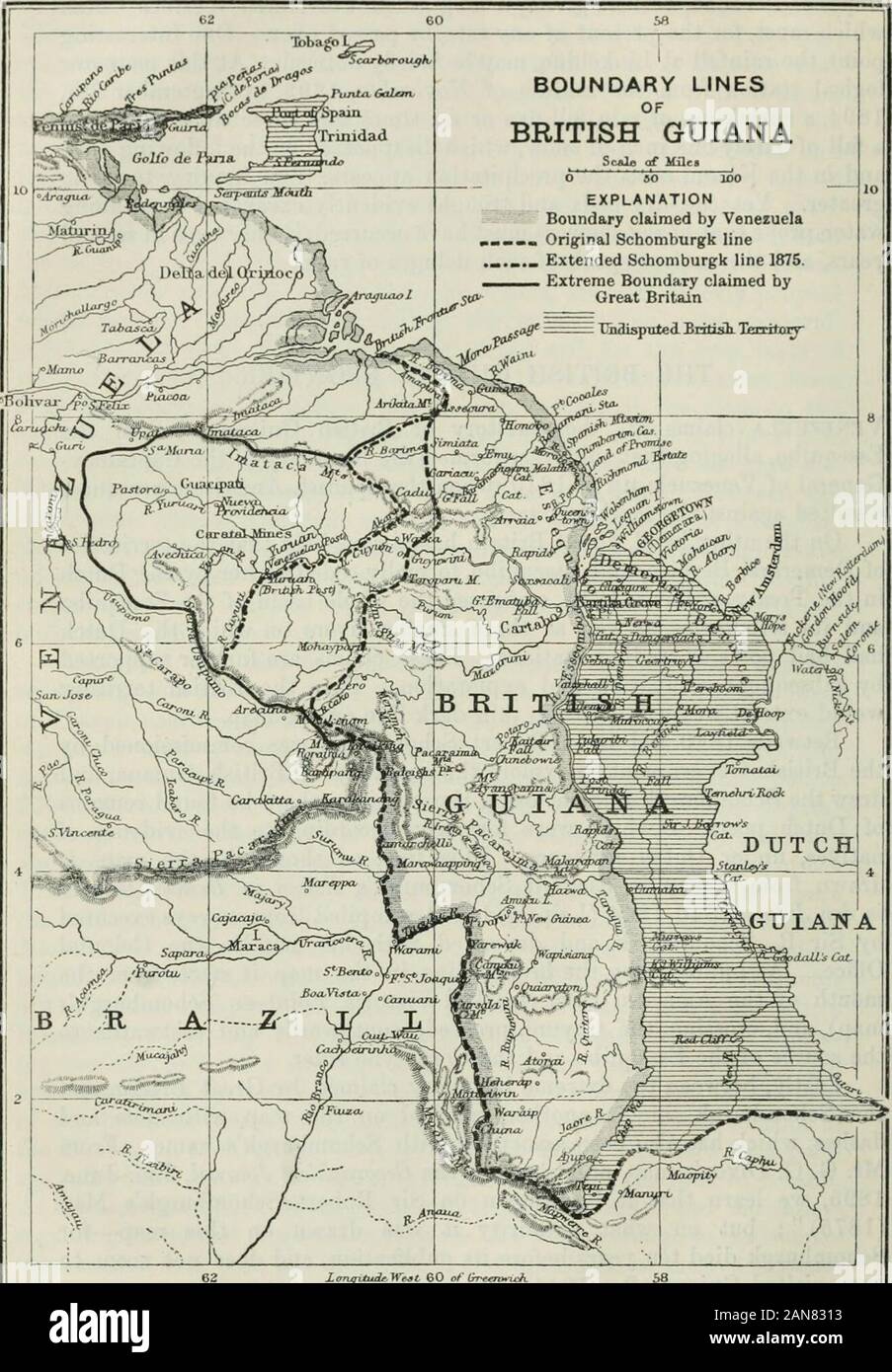 Scottish geographical magazine . Schomburgk and deposited with his map ...