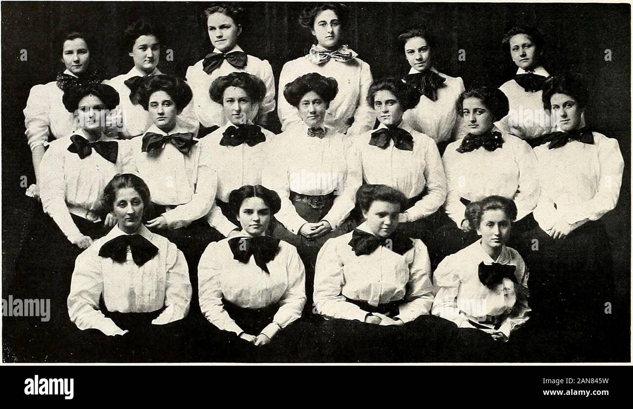 Milady in Brown 1909 . ector Members Annie Ritchey Lucile Smitli ...