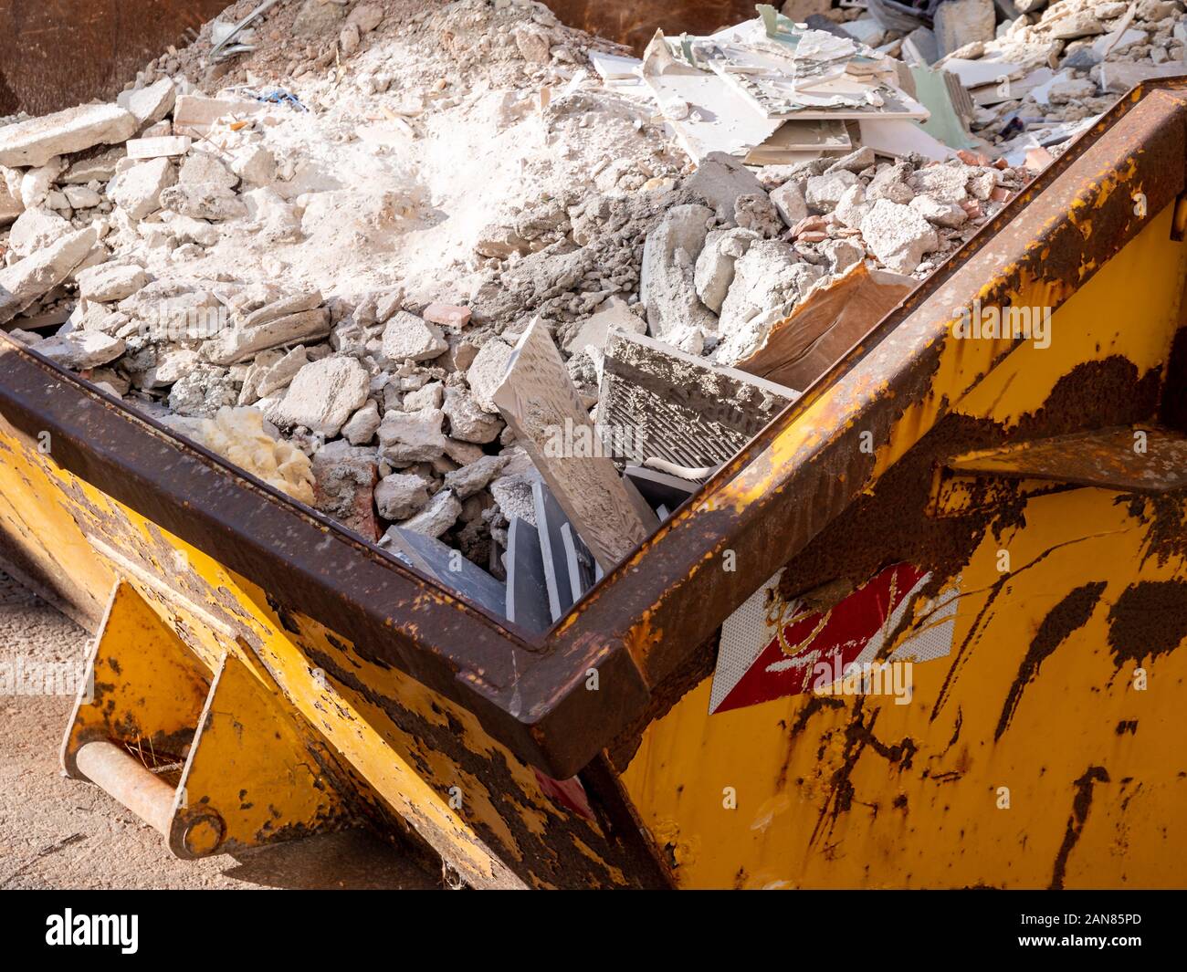 Container rubble on building site hi-res stock photography and images ...