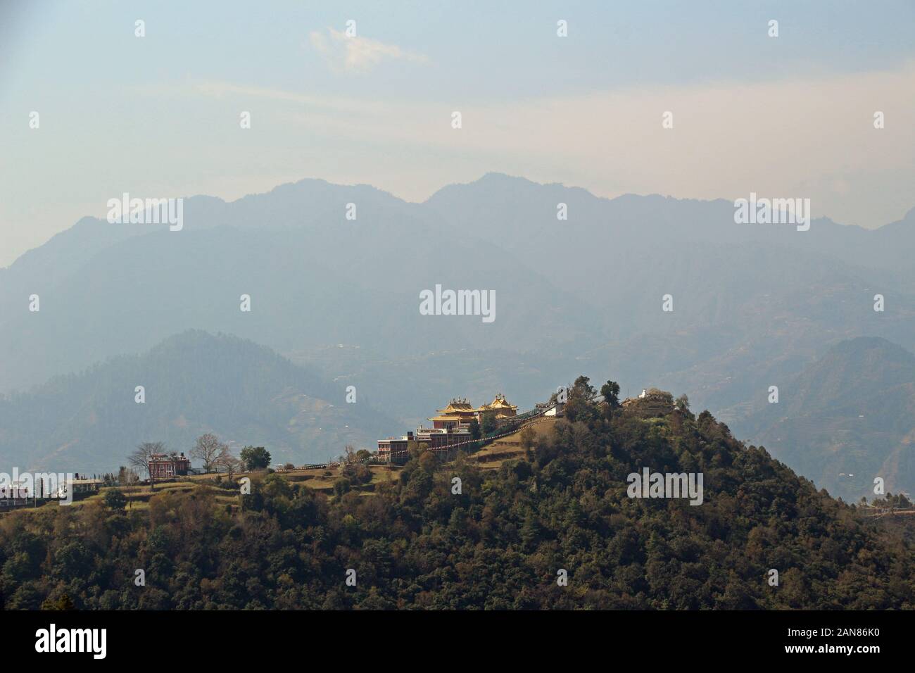 The buddhist temple on the mountain hi-res stock photography and images ...
