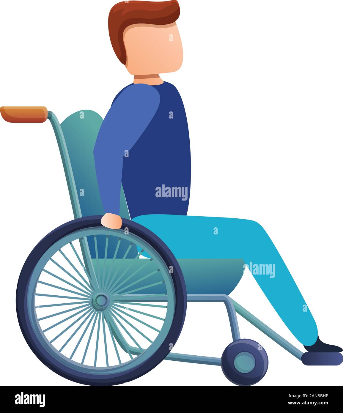 Wheelchair Man Vector
